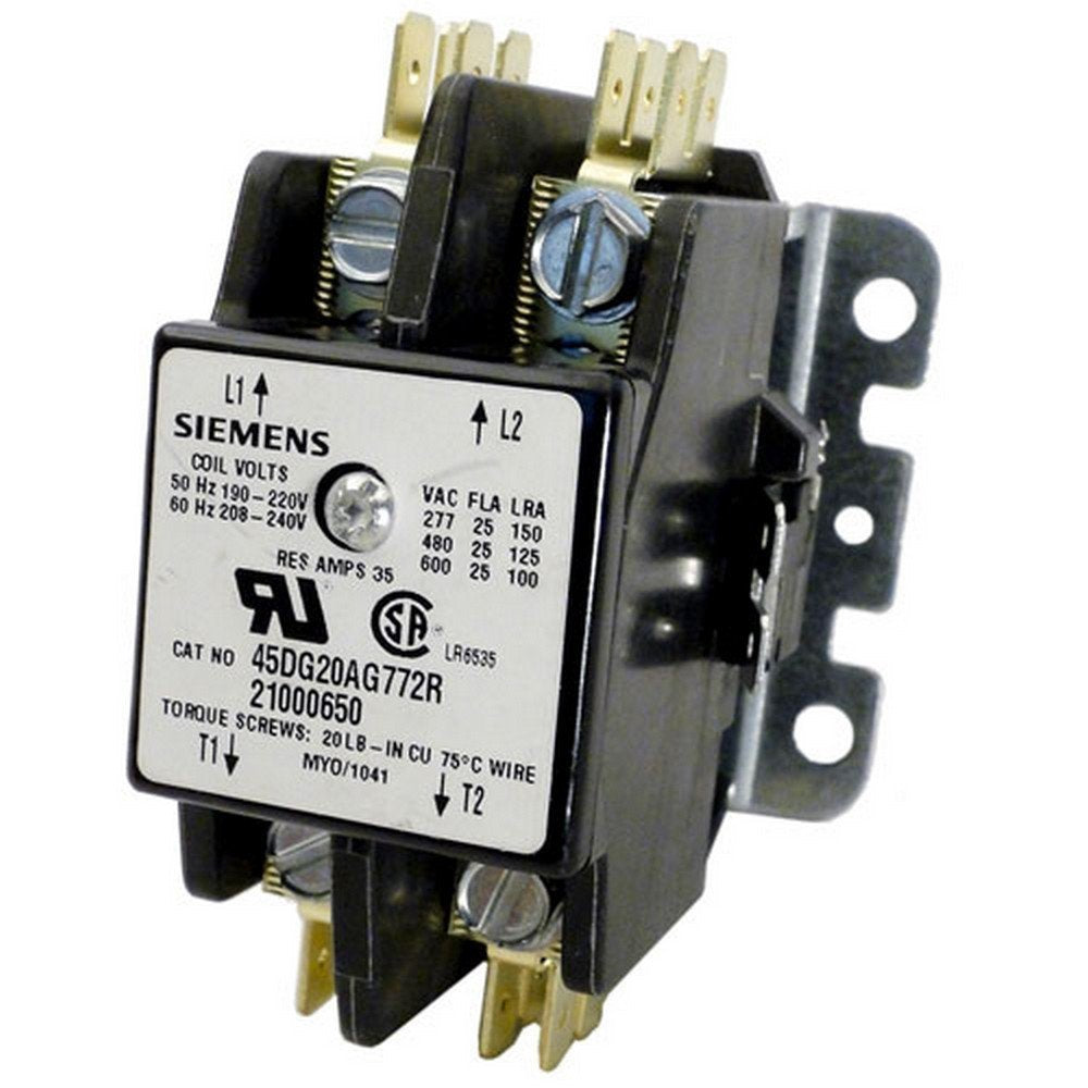 Coates 21000650 35Amp 240V Coil Double Pole Contactor – Major Pool Supplies